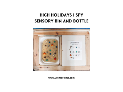 High Holidays I Spy Sensory Bin and Bottle - With Love, Ima